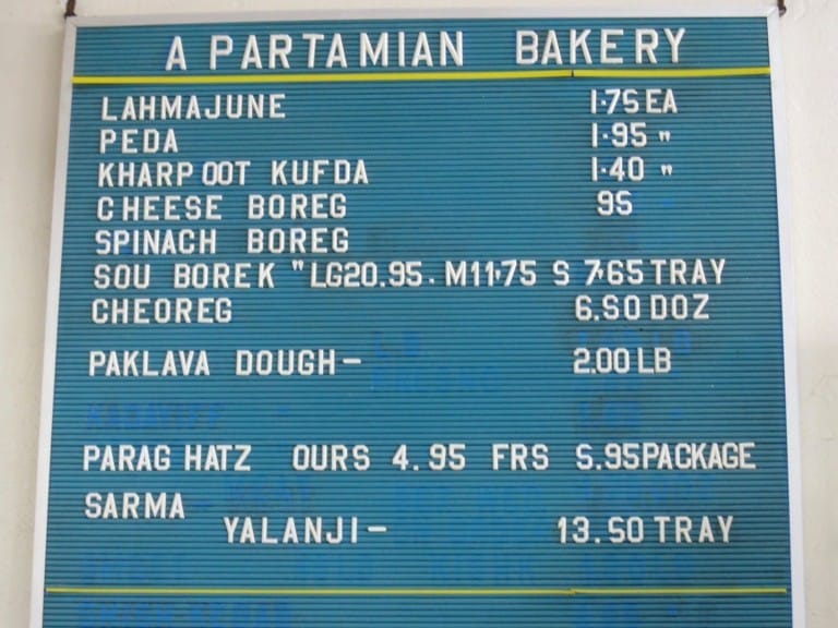A. Partamian Bakery: Carrying Lahmajune Baton on West Adams [CLOSED ...