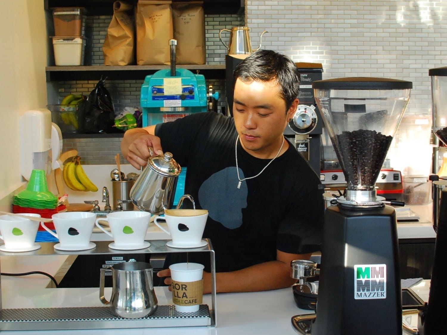 Gorilla in the Cafe: Flexing Hawaiian Coffee Muscles in Waikiki